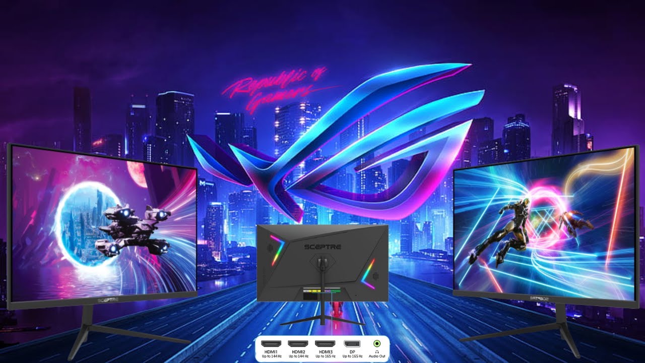 Sceptre 25" Gaming Monitor 1920 x 1080p - AMD FreeSync Premium HDMI ...