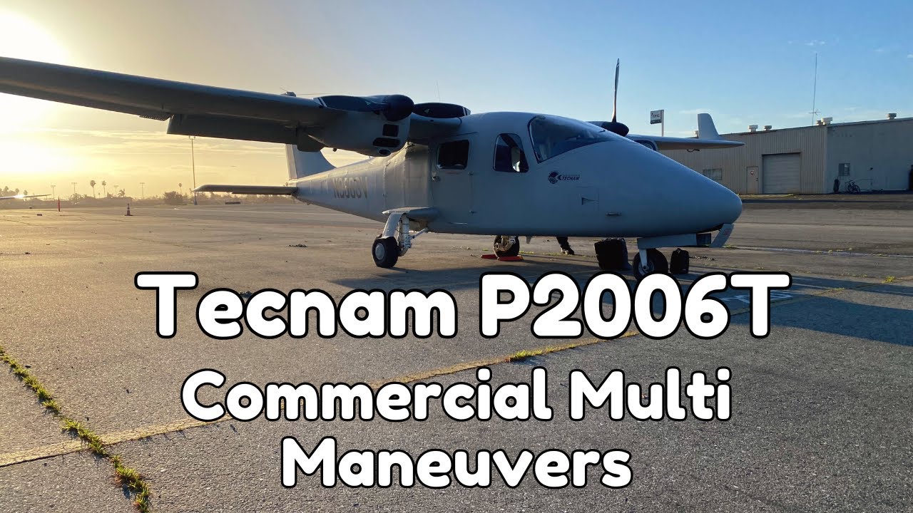 First Time in a Light Twin | Tecnam P2006T - YouTube