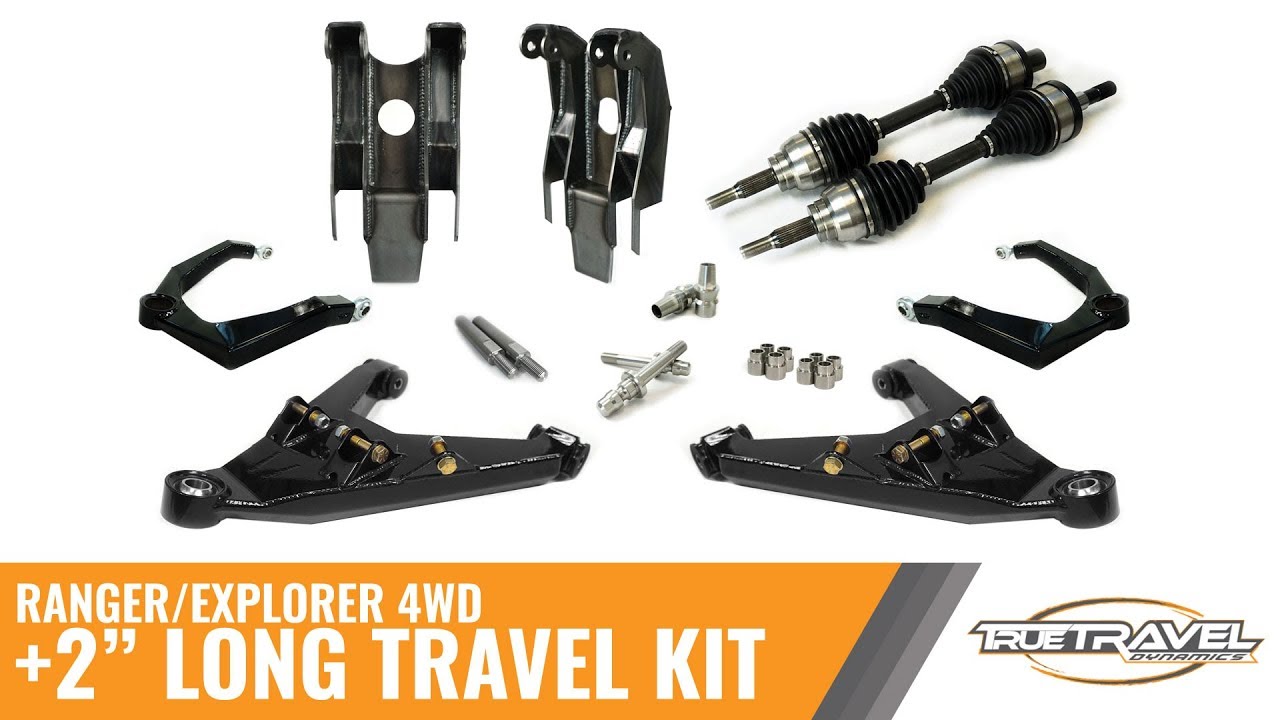 Ranger Long Travel Kit for 4WD Rangers and Explorers - True Travel ...