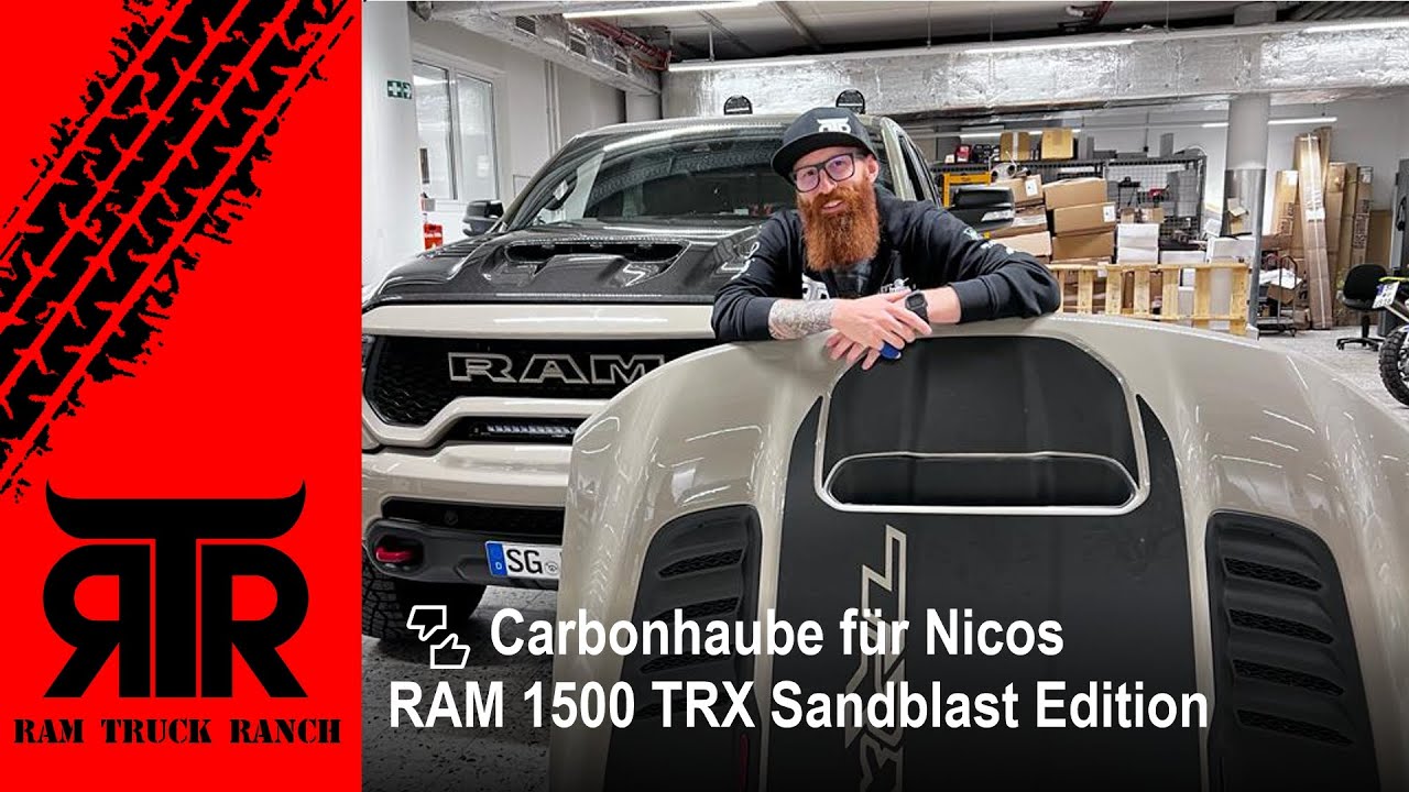 Carbon Haube für Nicos RAM TRX Sandblast Edition - RTR - RAM Truck ...