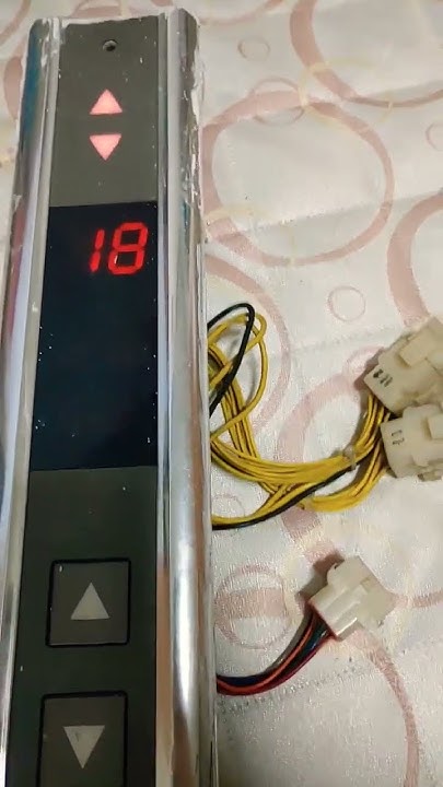 VP-L2 외부운전반 18층 작동영상 #엘베라인 #엘리베이터 #금성엘리베이터 #shorts - YouTube