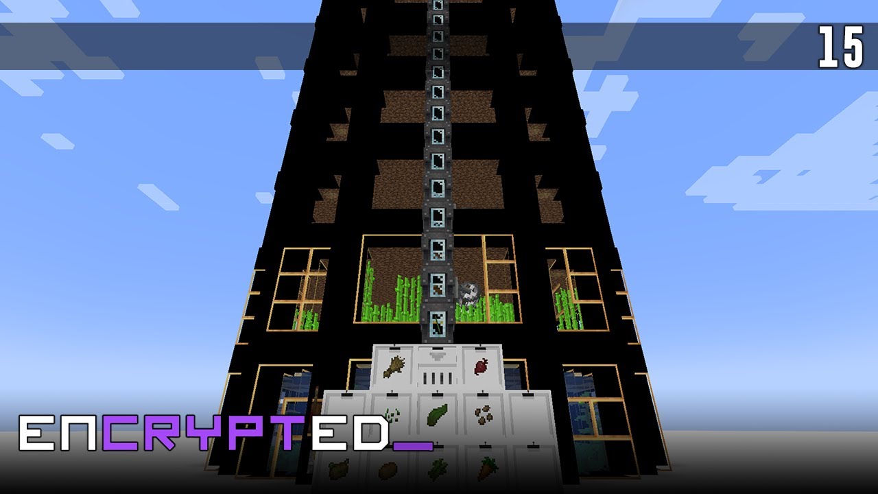 [Minecraft] Encrypted_ #15 - Grande ferme avec Create [FR] - YouTube