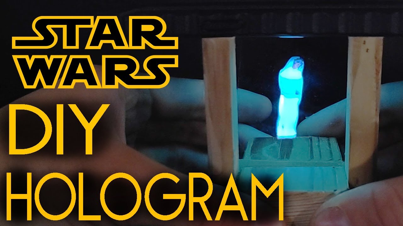 Star Wars DIY Hologram | Princess Leia Message - YouTube