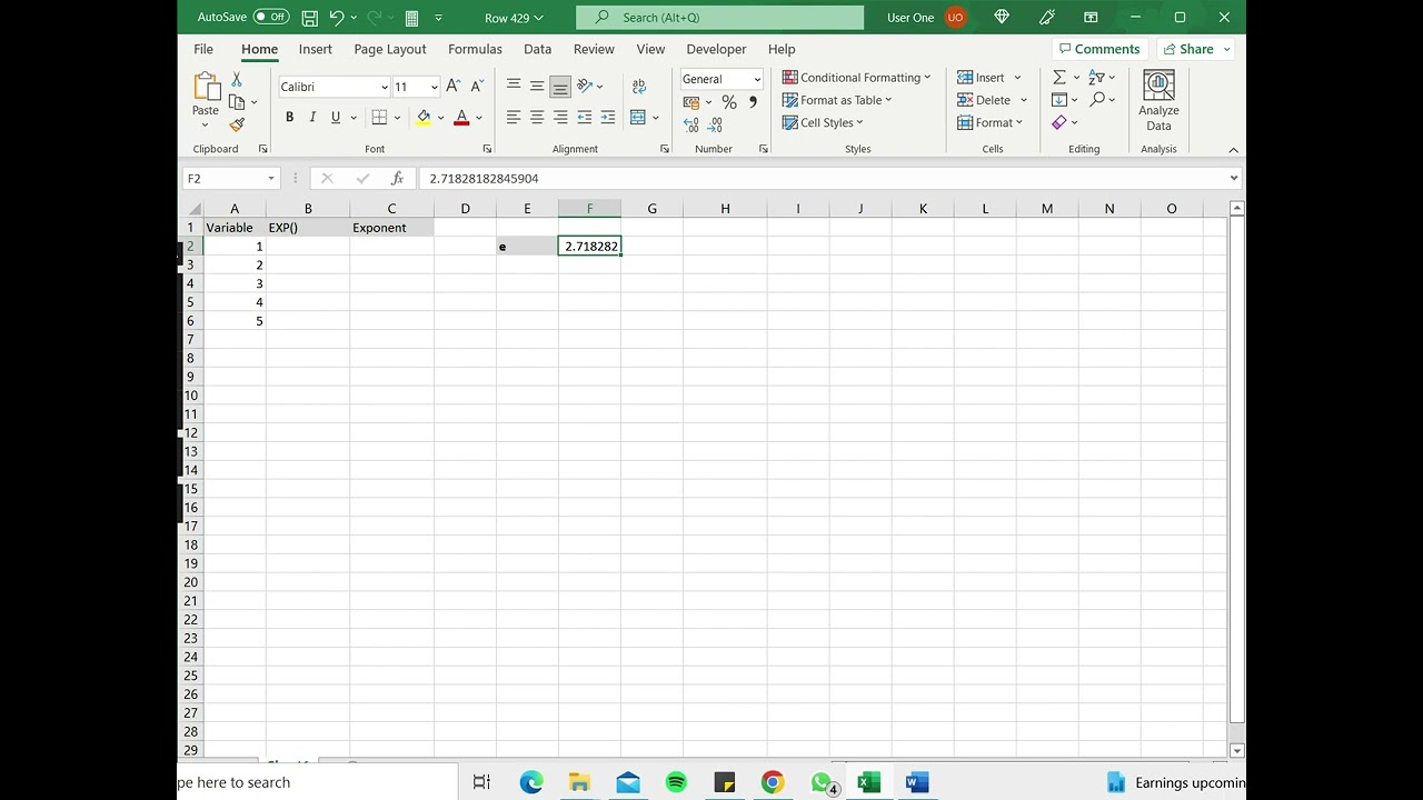 How To Do E In Excel YouTube How To Do E In Excel YouTube
