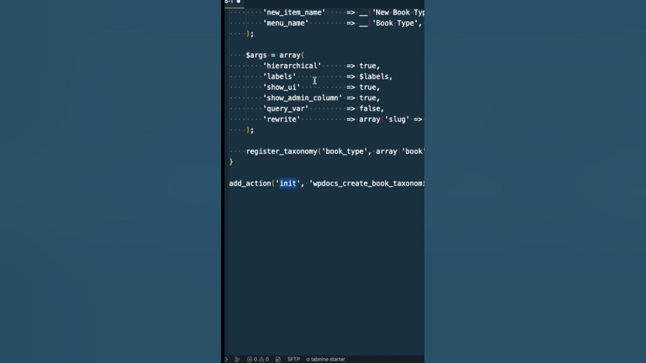 Create Custom Taxonomy In Wordpress Shorts Buntywp Youtube
