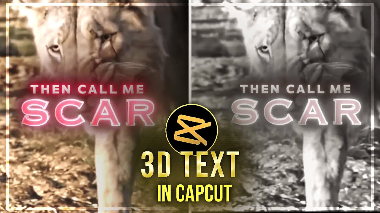 3D Text in CapCut | 3D Text Tutorial | CapCut Tutorial | Sensei Editor ...