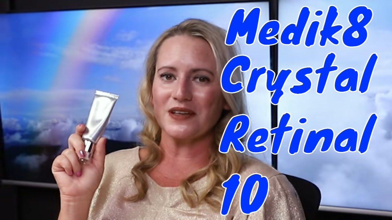 Medik8 Skincare Crystal Retinal 10 Night Face Serum Review & How to Use ...