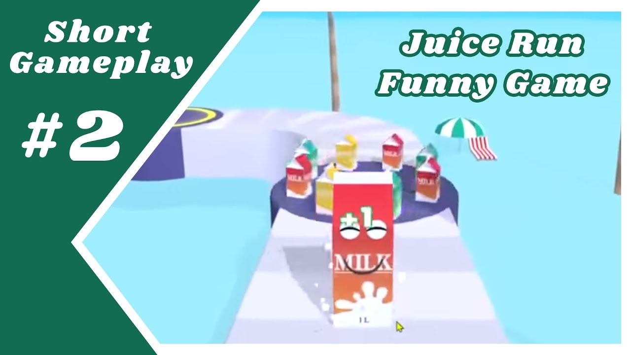 Let play Juice Run Funny game I always play when free time - YouTube