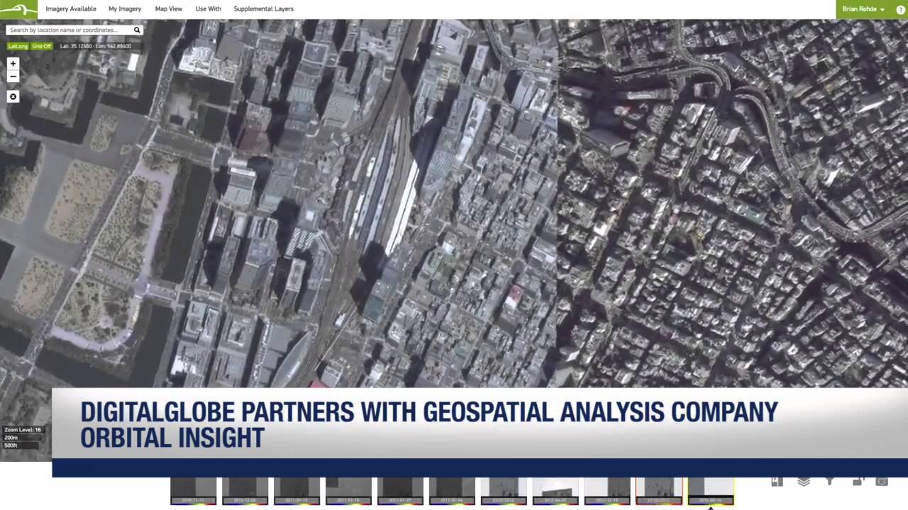 DigitalGlobe expands partnership with Orbital Insight - YouTube