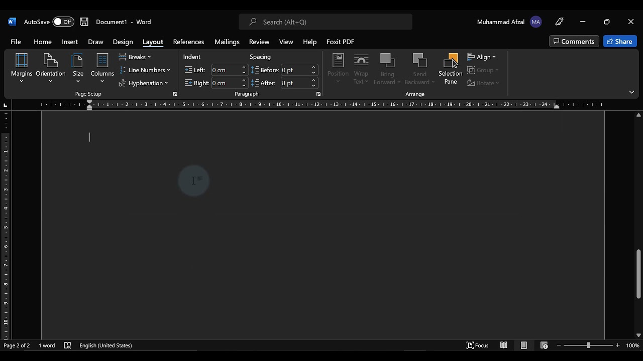 How To Change Single Page Orientation In MS Word YouTube How To Change Single Page Orientation In MS Word YouTube