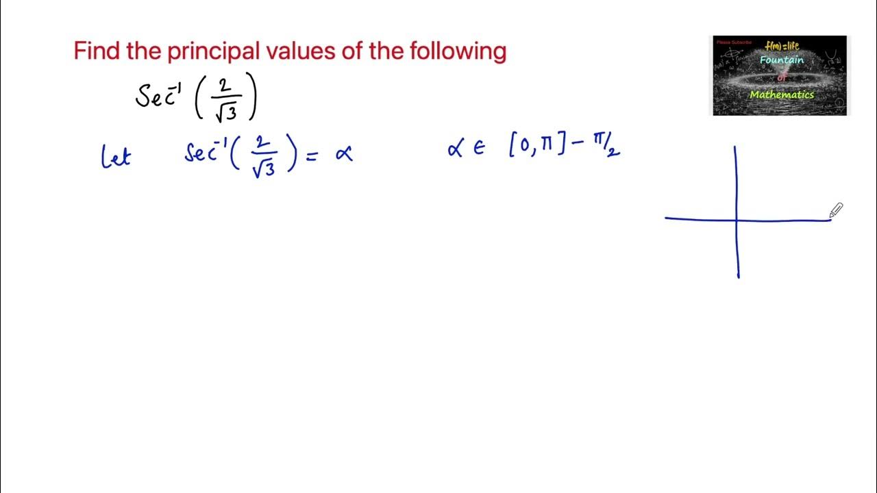 Find The Principal Value Of Sec 2 3 CBSE NCERT Inverse find-the-principal-value-of-sec-2-3-cbse-ncert-inverse