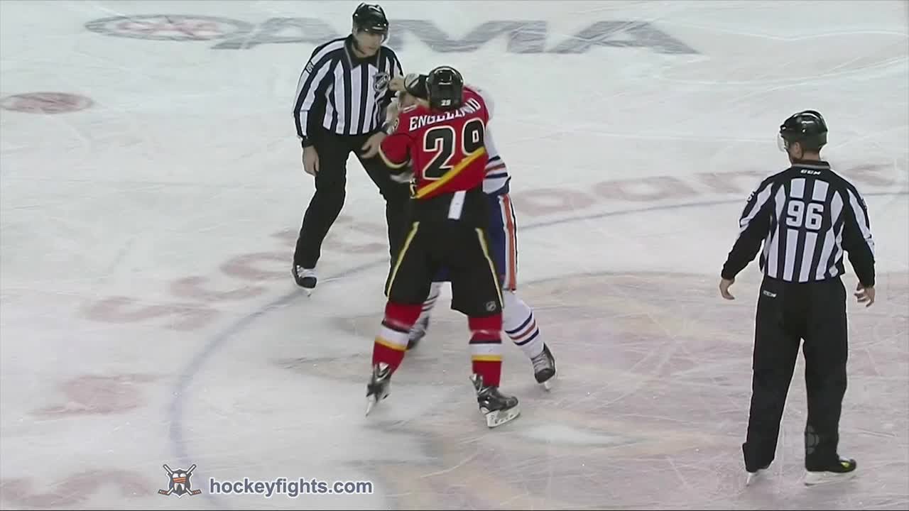 Luke Gazdic vs Deryk Engelland Jan 31, 2015 - YouTube