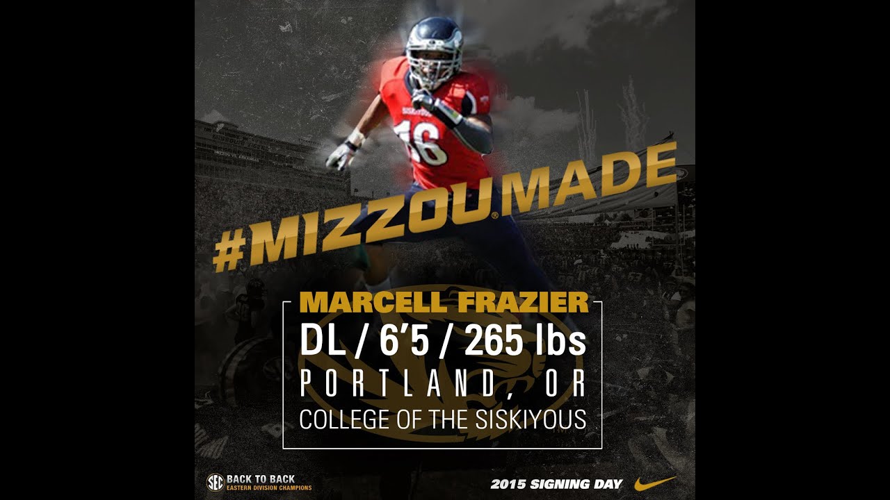 Mizzou Defensive Lineman Marcell Frazier - YouTube