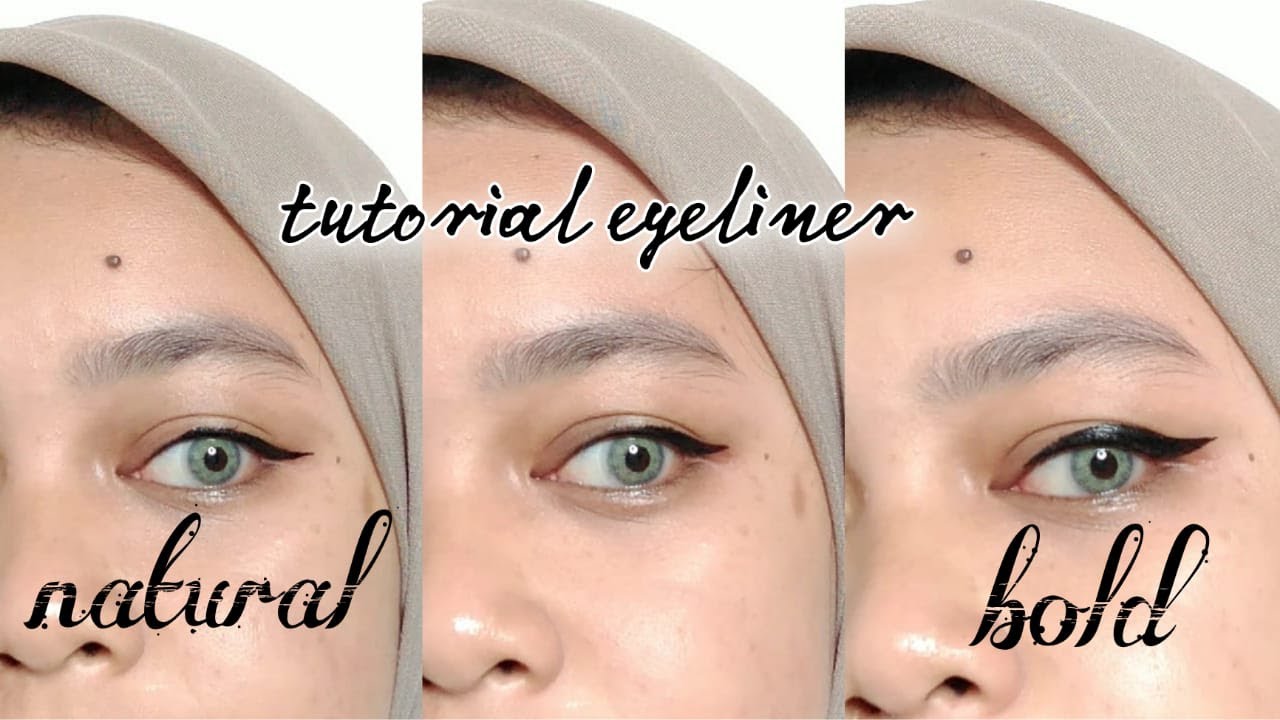 TUTORIAL EYELINER NATURAL X BOLD UNTUK PEMULA| Anita Priyadi - YouTube