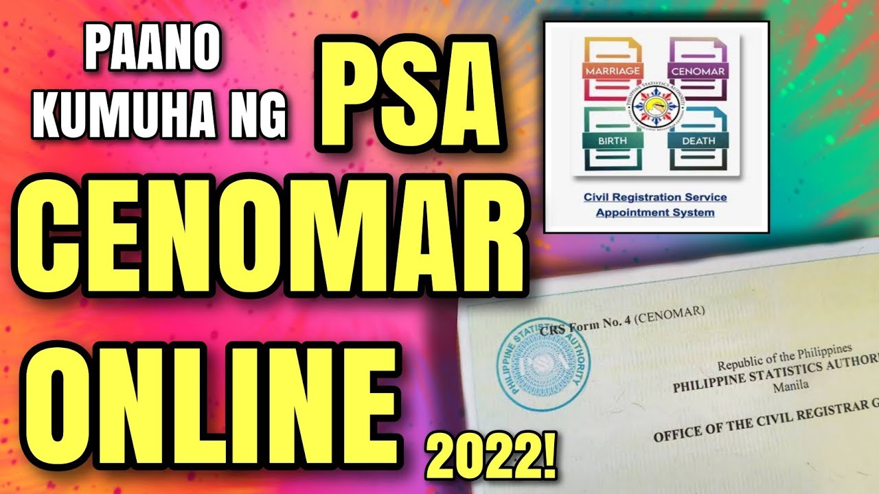 PAANO KUMUHA NG PSA CENOMAR BIRTH CERTIFICATE MARRIAGE CONTRACT And paano-kumuha-ng-psa-cenomar-birth-certificate-marriage-contract-and