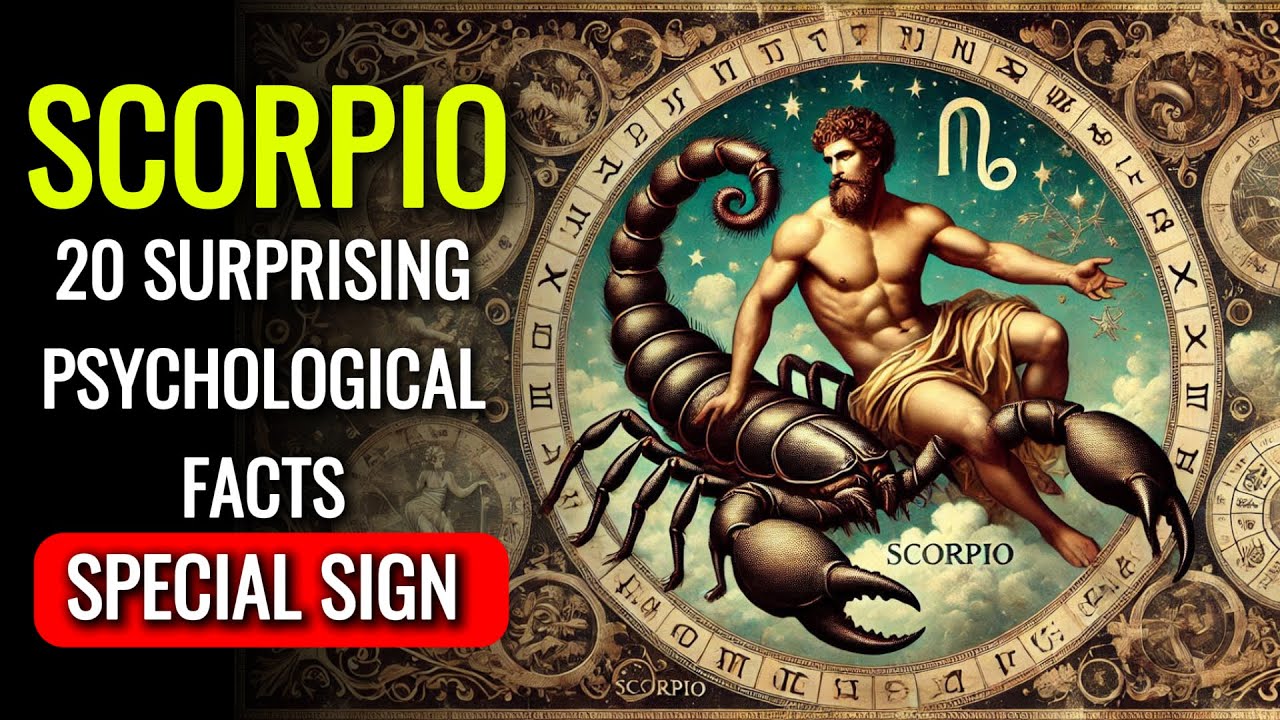 ♏ The Psychology of SCORPIO: 20 Facts That Will Surprise You - YouTube