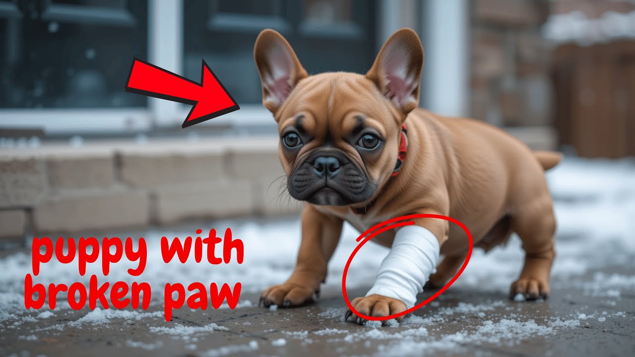 Puppy With Broken Paws Crawls To A Veterinary Clinic – But What Happens ...