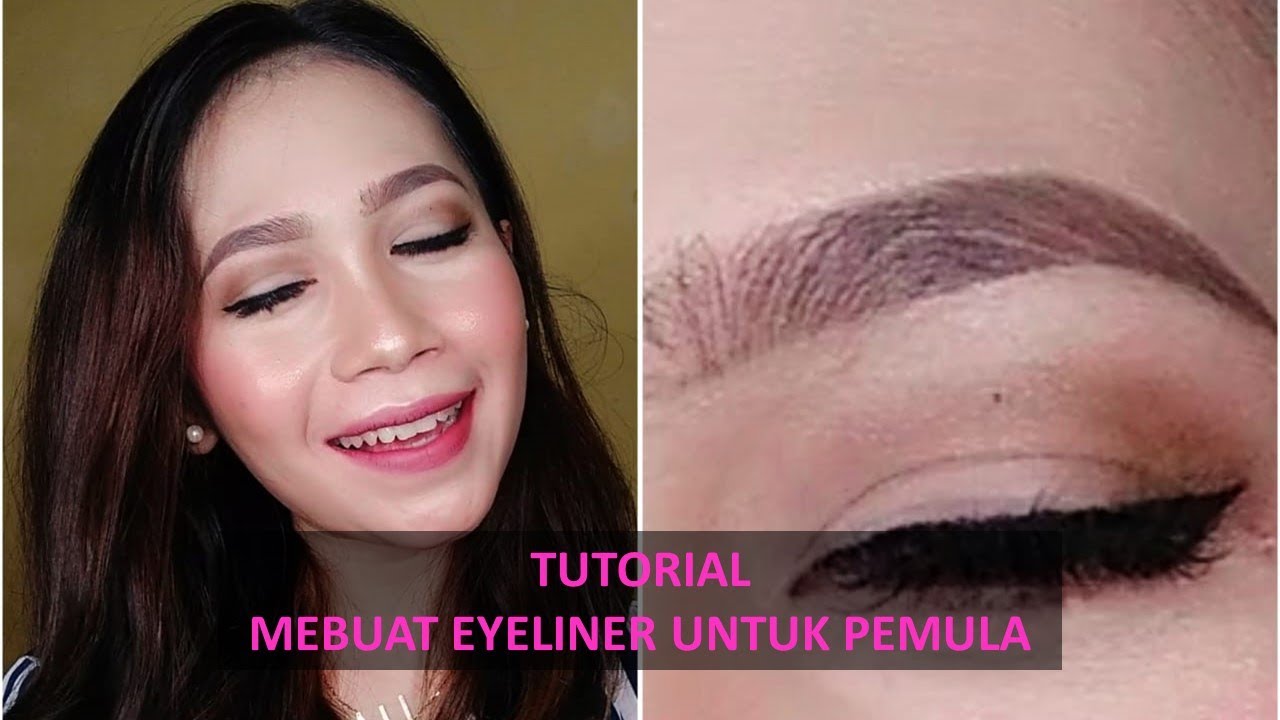 Tutorial Eyeliner Buat Pemula - YouTube