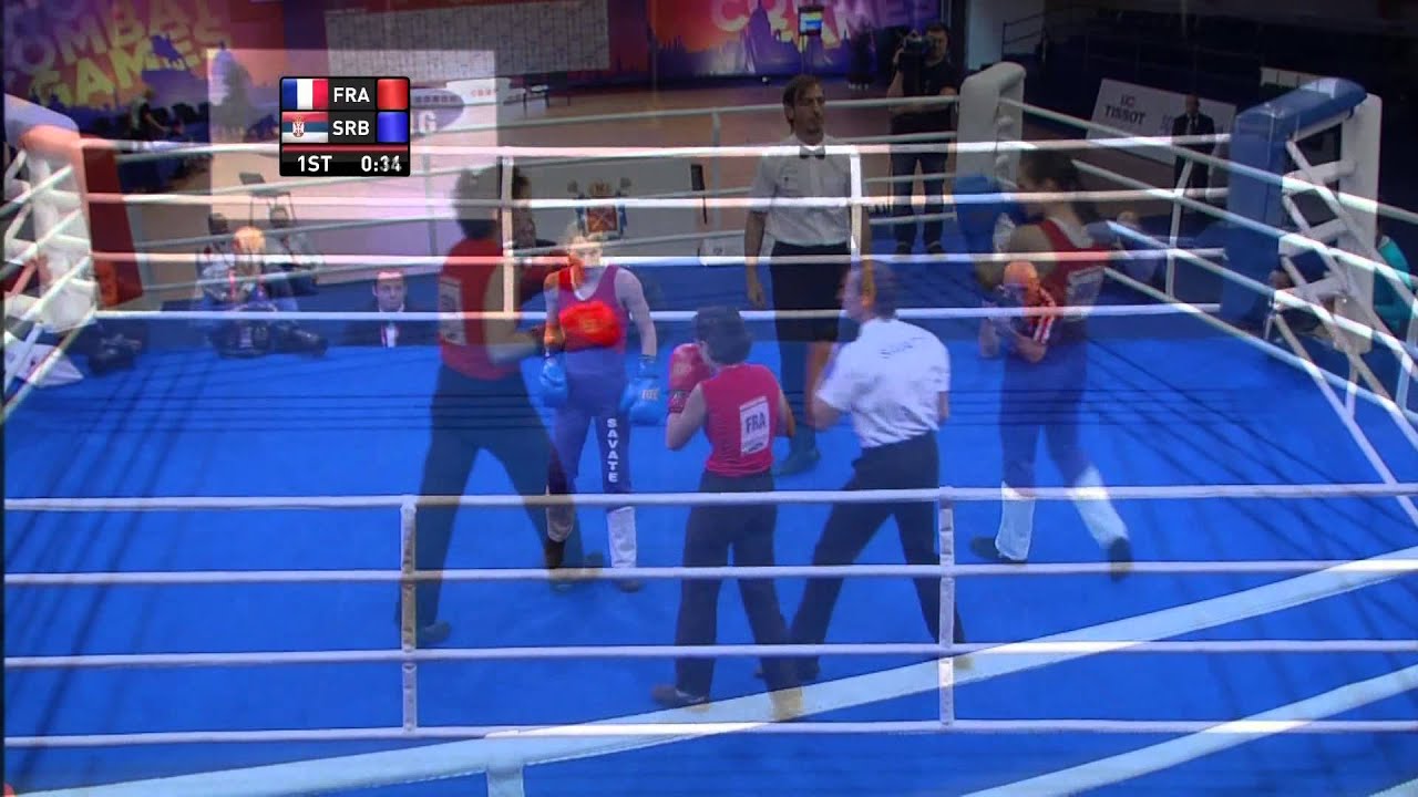 Savate Womens Assaut 52kg Final - YouTube