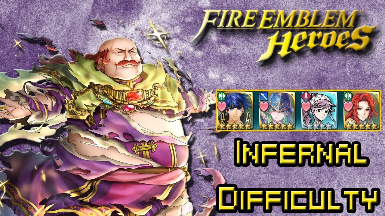 Fire Emblem Heroes (Grand Hero Battle | Oliver | Infernal Difficulty ...