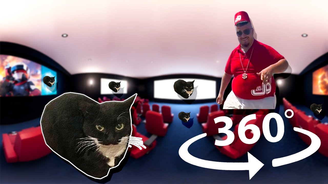 Maxwell The Cat 360° - CINEMA HALL | VR/360 Video 4K - YouTube