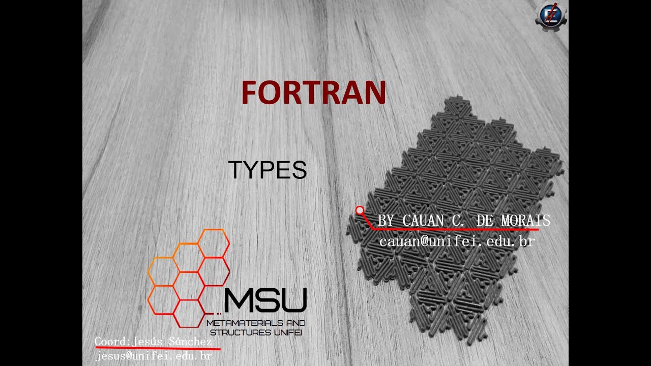 Tutorial 3 - Fortran 90 - Types - YouTube