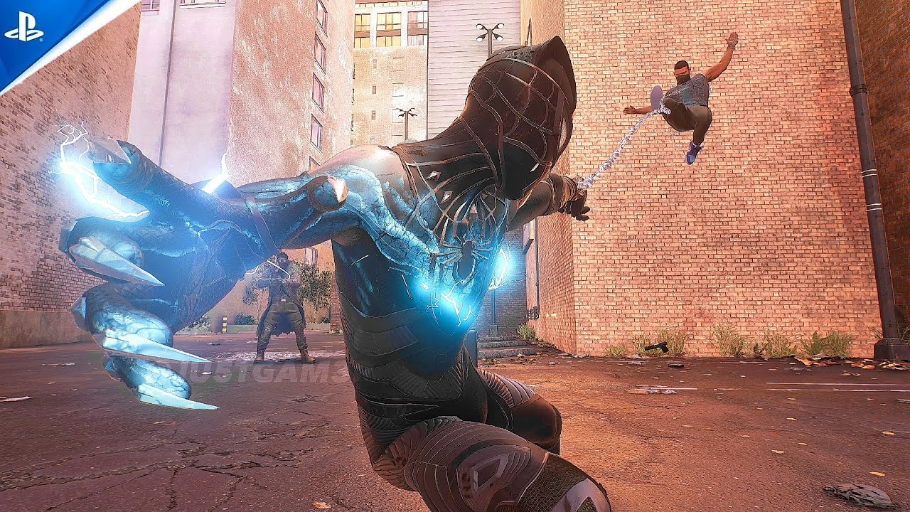 Marvel Spider-Man Wakanda Forever Suit Open World Combat Gameplay ...