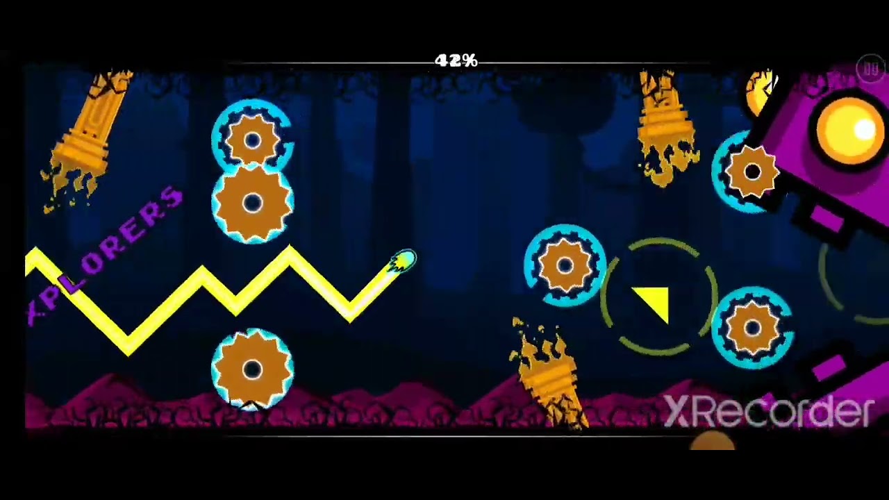 geometry dash level Explorers new - YouTube
