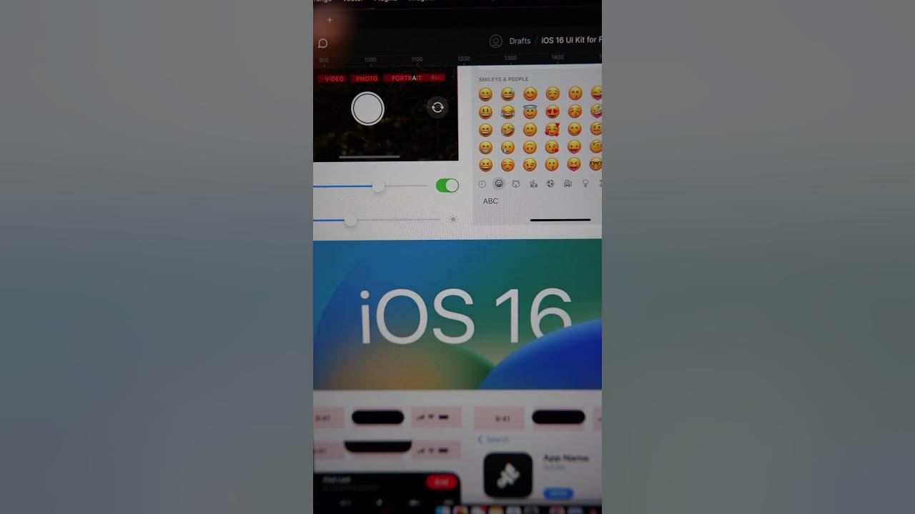 Creating An Ios Design With Figma Design Kit Iosdesign Figmadesign Shorts Youtube