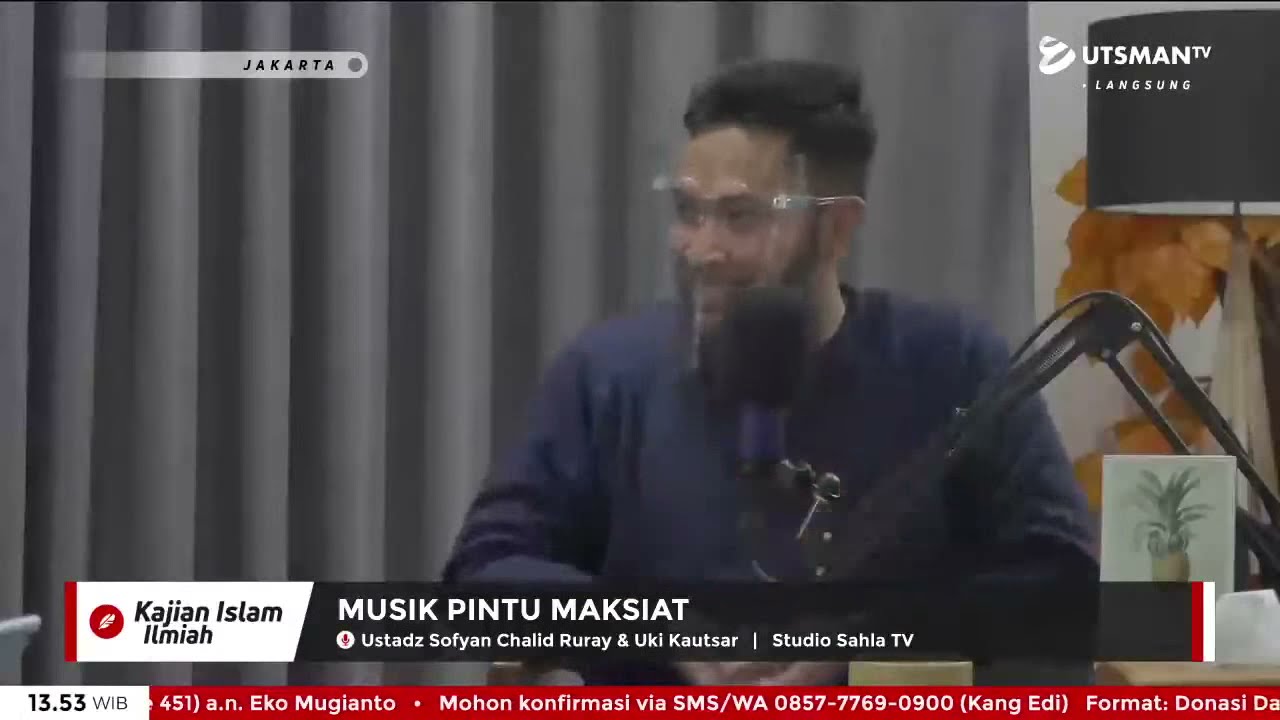 LIVE Musik Pintu Maksiat - Ust. Sofyan Chalid Ruray, Lc. & Uki Kautsar - YouTube