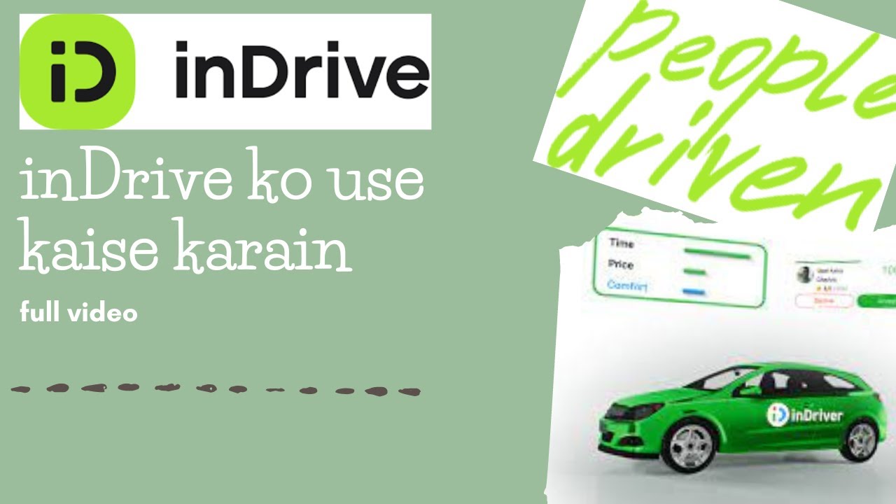indrive | indrive par account kaisy bnain | indrive app kaisy use ...
