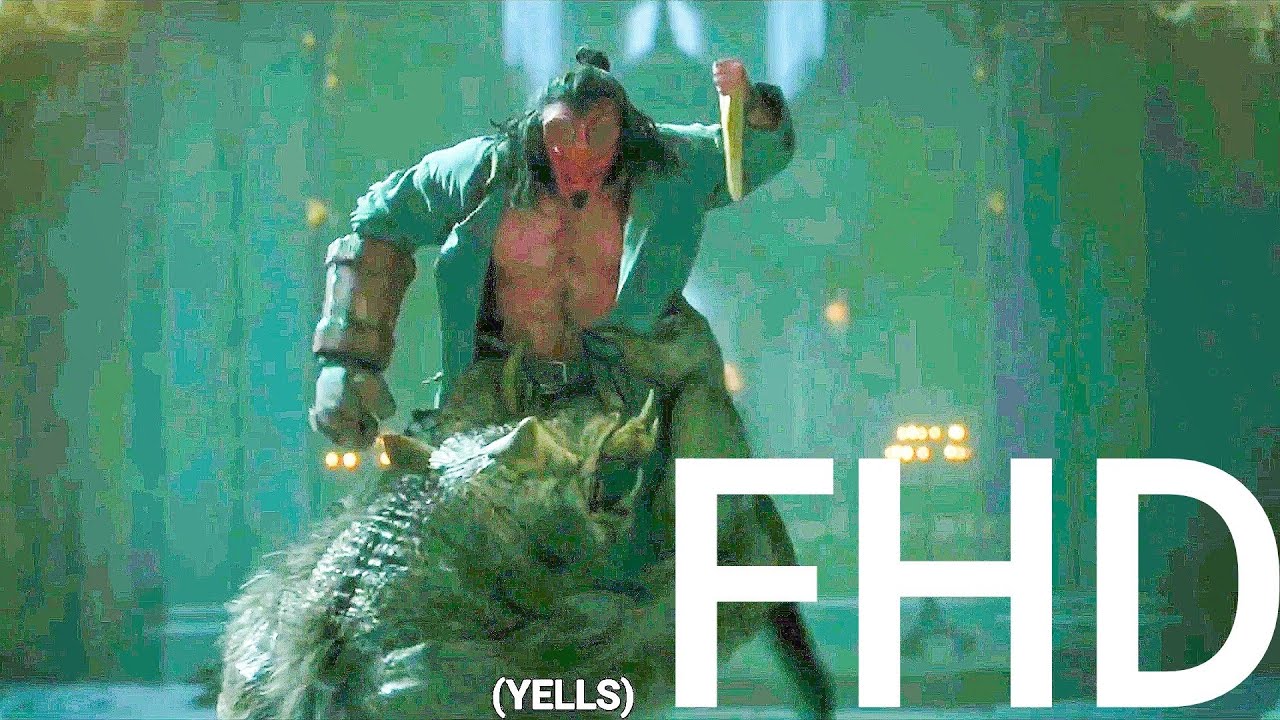 Hellboy and daimio VS gruagach monster(1080p)(HELLBOY2019) - YouTube