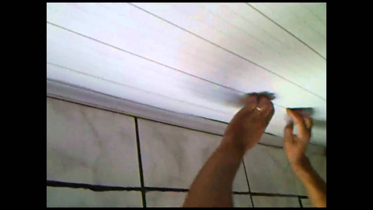 FORRO PVC -COLOCANDO A ÚLTIMA PEÇA - YouTube