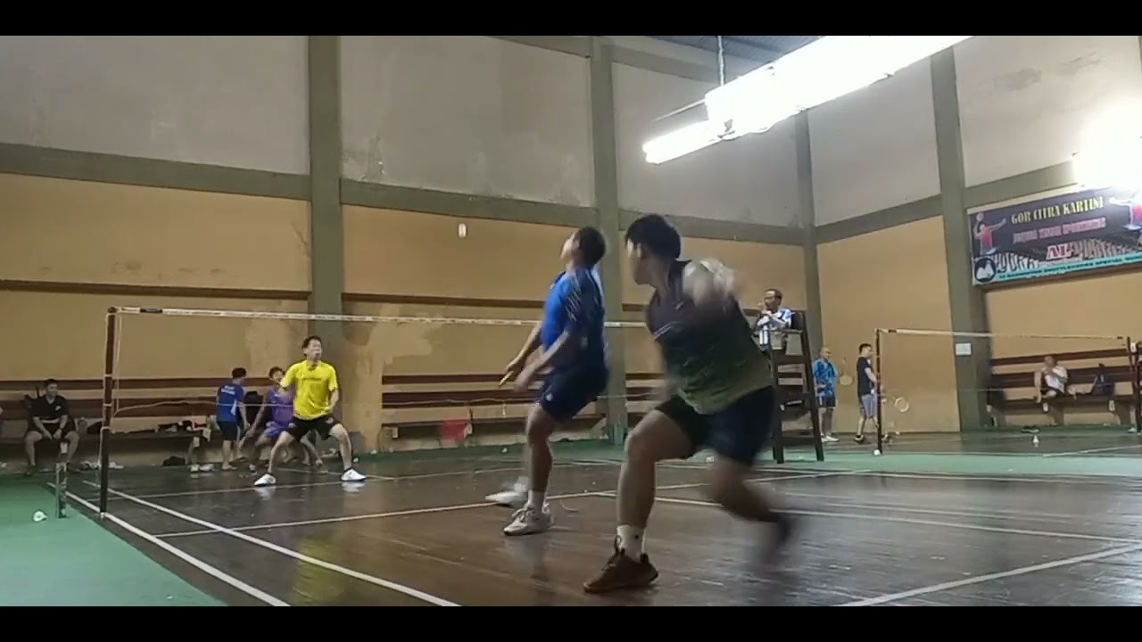 GOR CITRA KARTINI 🏸 SPARING 🏸 PB. ANGIN RIBUT & PB. CITRA KARTINI - YouTube