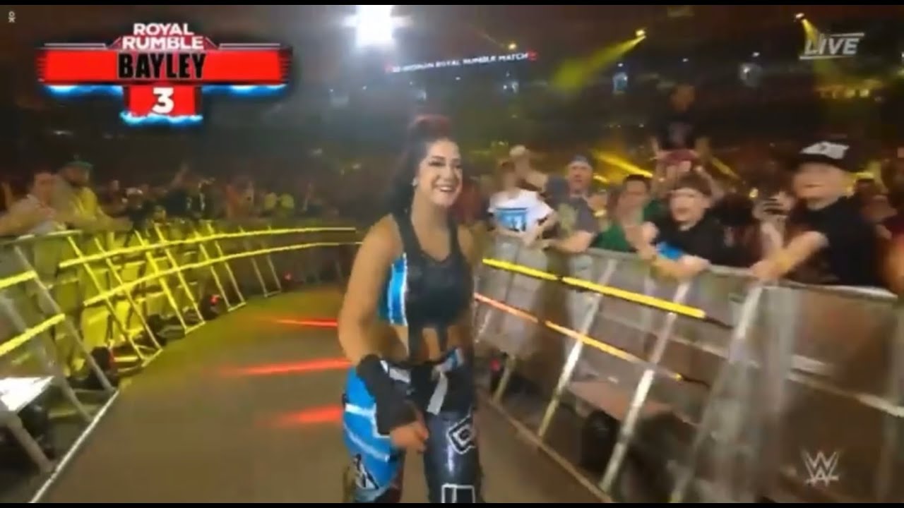 Bayley Enters The Royal Rumble Match: WWE Royal Rumble 2024 - YouTube