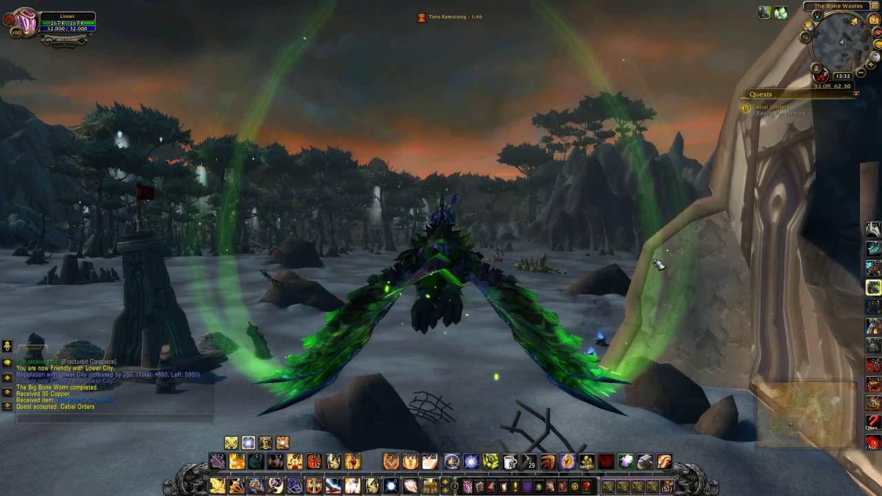 Cabal Orders Quest ID 10880 Playthrough Terokkar Forest - YouTube