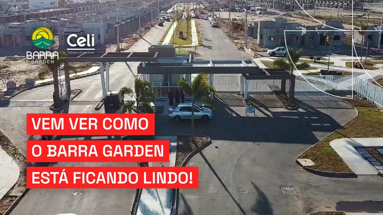 Venha ver como o Barra Garden está ficando lindo! - YouTube