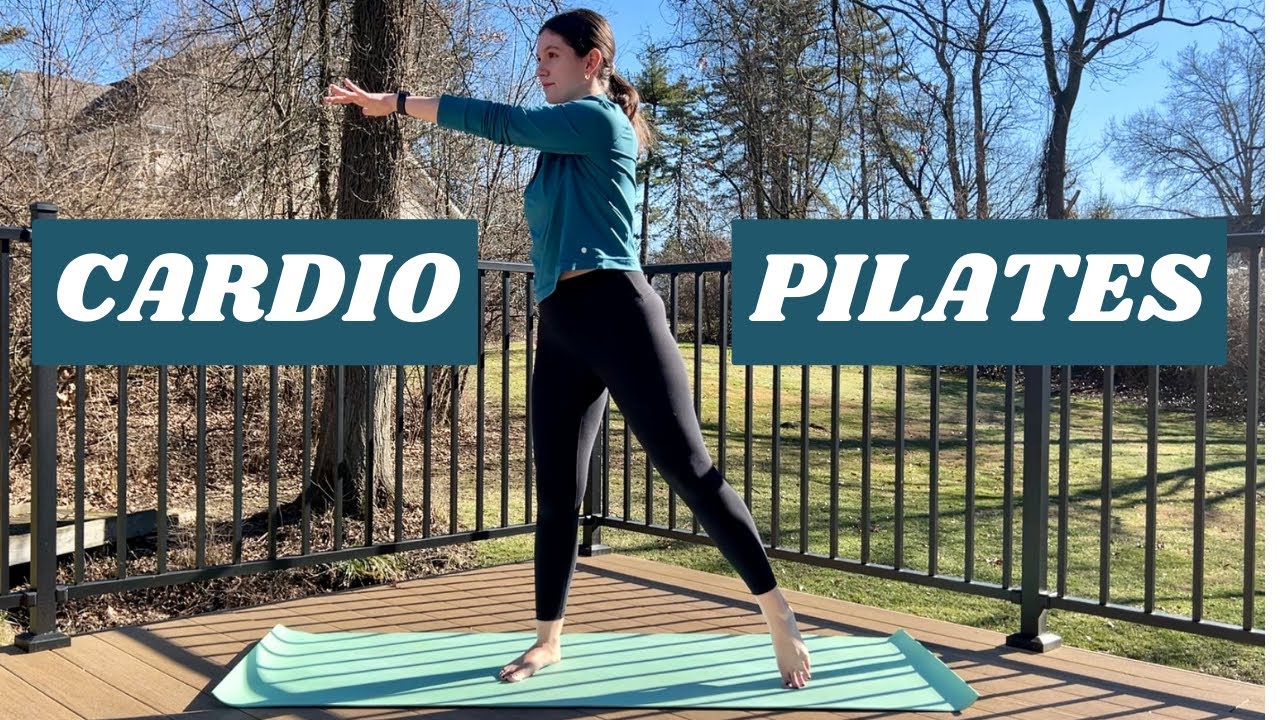 10 MIN CARDIO PILATES WORKOUT (No Equipment || Low-Impact Cardio ...