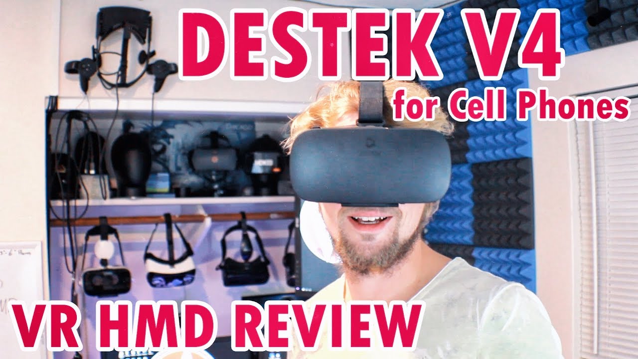 DESTEK V4 MOBILE VR HMD UNBOX & REVIEW 103° FOV (w/Storage Bag) - YouTube