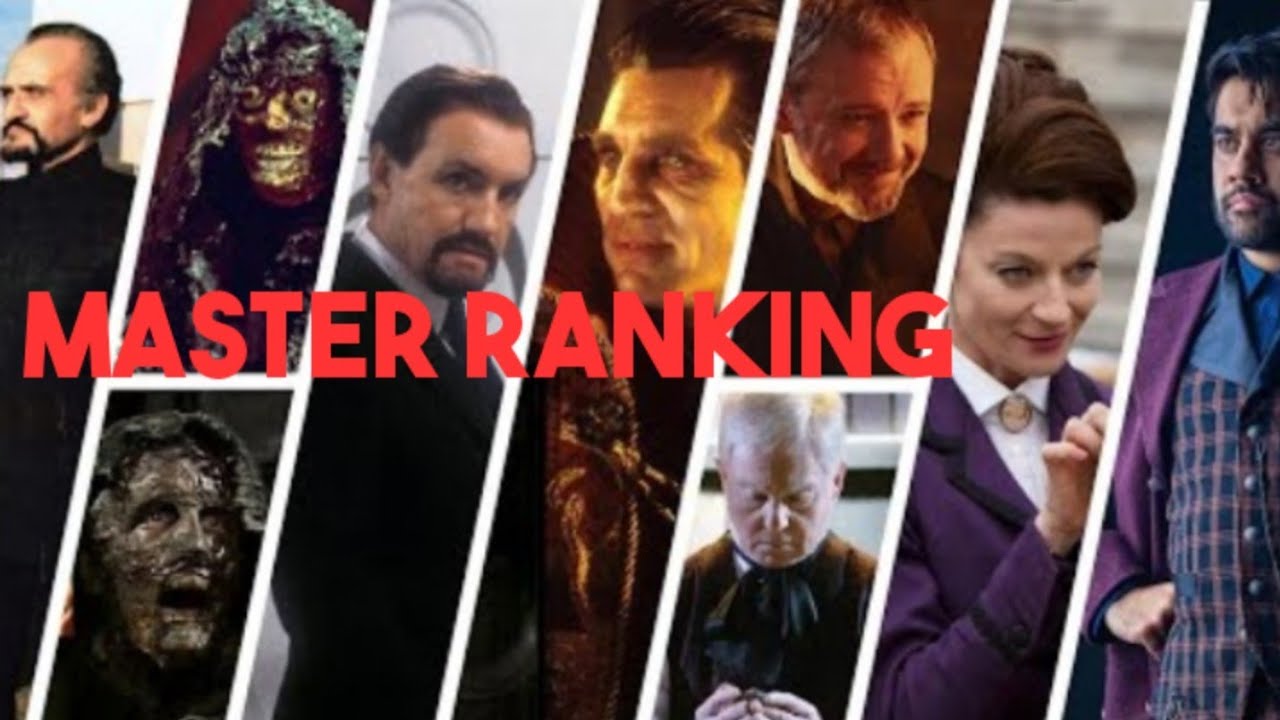 Doctor who master ranking - YouTube