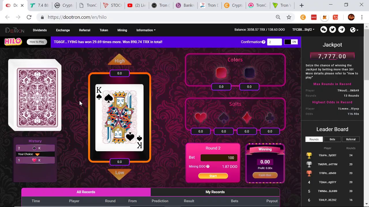 Tron TRX Dapp Show - YouTube