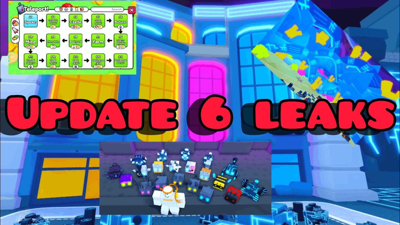 Update 6 LEAKS pet simulator 99 - YouTube