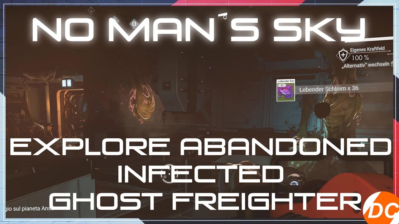 No Man's Sky - EXPLORE abandoned INFECTED GHOST FREIGHTER💯[4K Gaming ...