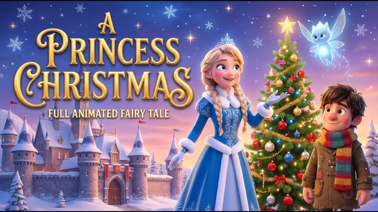 A Princess Christmas | Full Animated Fairy Tale | Classic Holiday Story ...