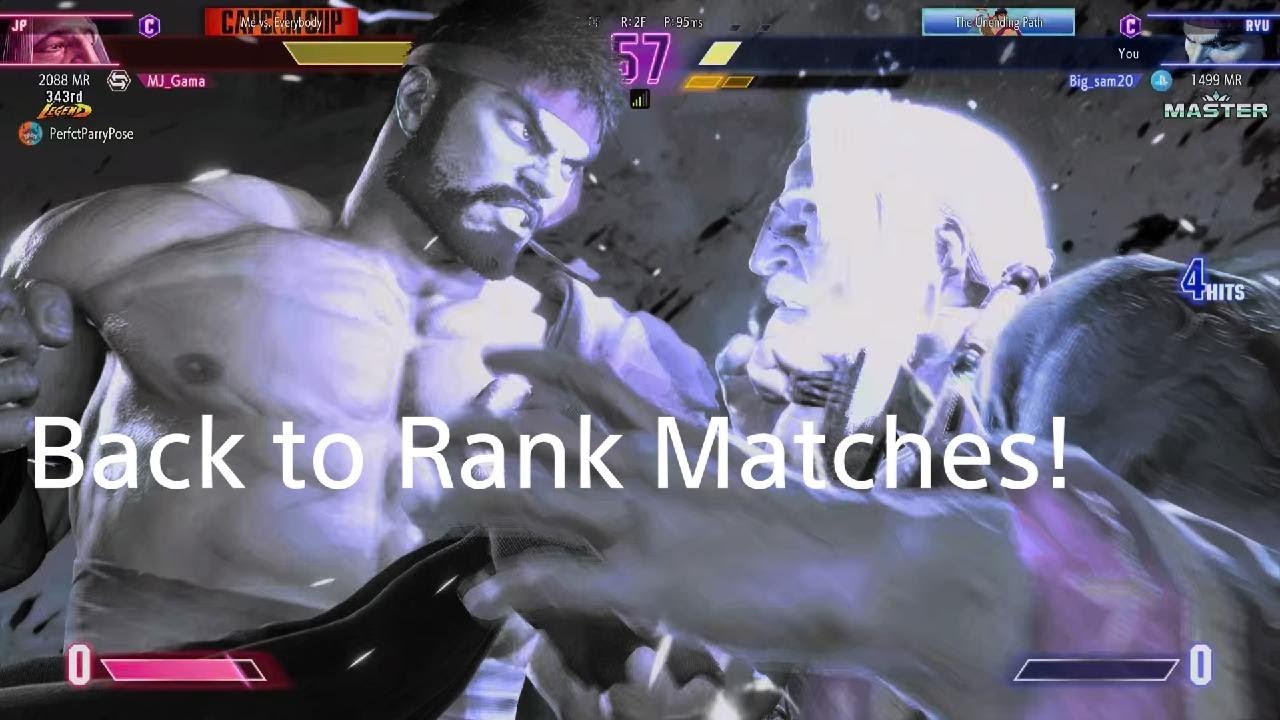 My 1st MR rank match! Lets get it! Go Ryu! - YouTube