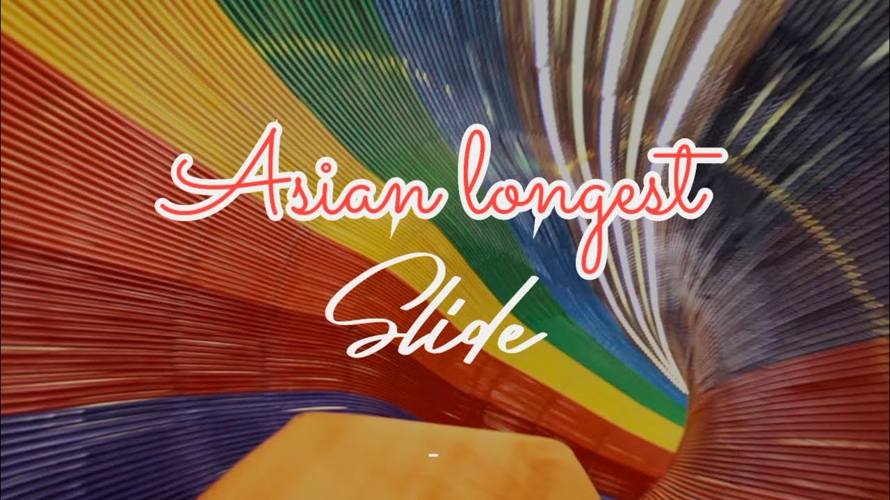 CNY2025- Asian longest indoor Slide in Lucky Crayon , Yilan. - YouTube