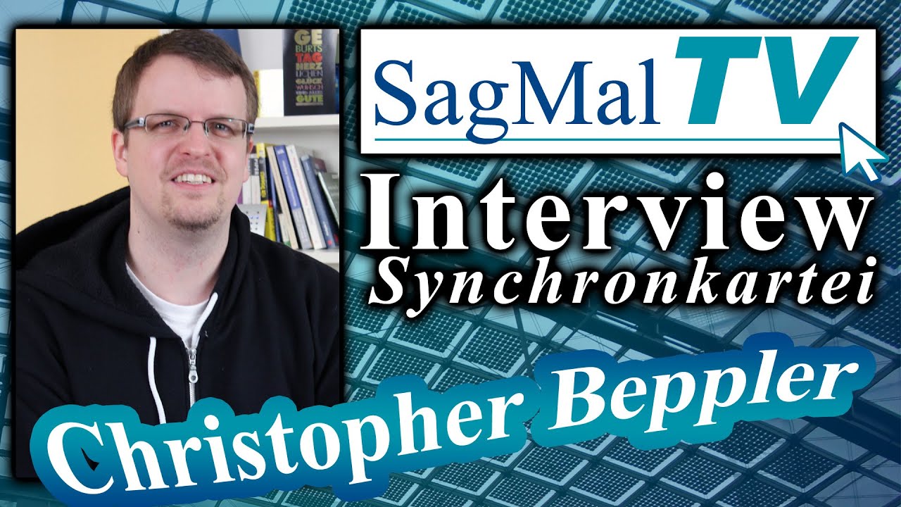 SagMalTV // Interview: Synchronkartei Christopher Beppler (Funzi) - YouTube