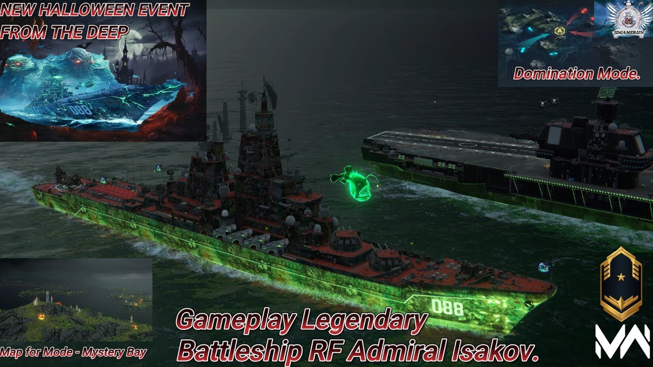 [Modern Warships](FROM THE DEEP) Gameplay Legendary Battleship RF ...