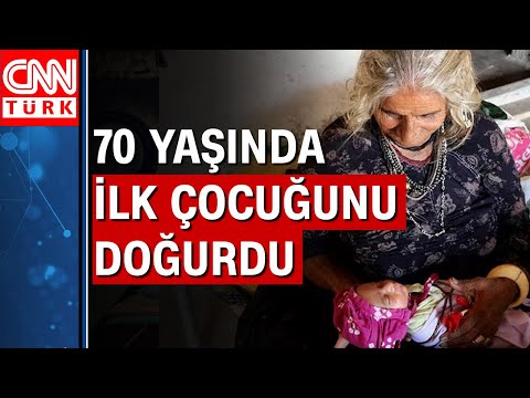 Herkes imkansız diyordu 70 yaşında anne oldu