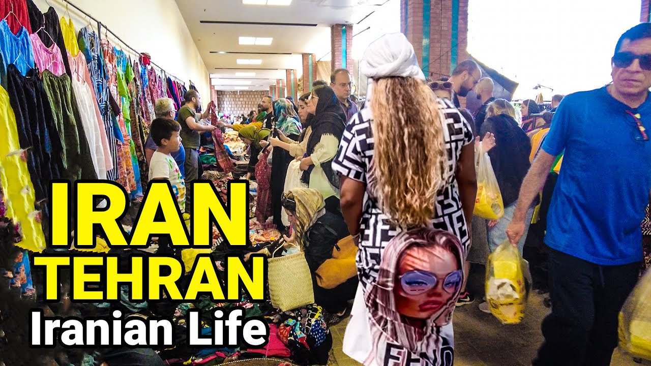 IRAN 🇮🇷 The Most Popular and busiest Market in TEHRAN | Outlet Mall ...